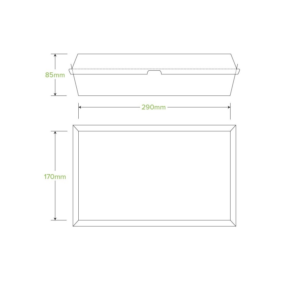 Family Dinner Box - 290 x 170 x 85mm - FSC Certified - 100 pcs